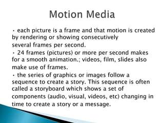 Motion Media Information | PPTX