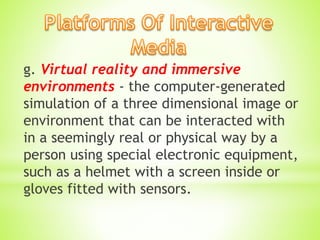 Manipulatives/Interactive Media Information | PPTX
