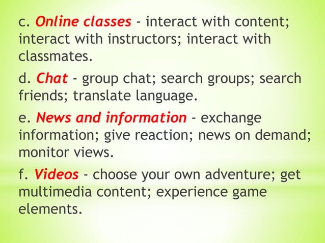 Manipulatives/Interactive Media Information | PPTX | Internet | Computing