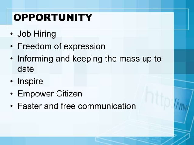 Opportunities, Challenges and Power of Media Information | PPTX
