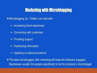 Mil report microblogging | PPTX