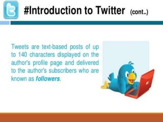 Mil report microblogging | PPTX