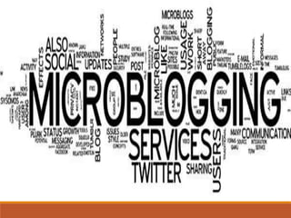 Mil report microblogging | PPTX