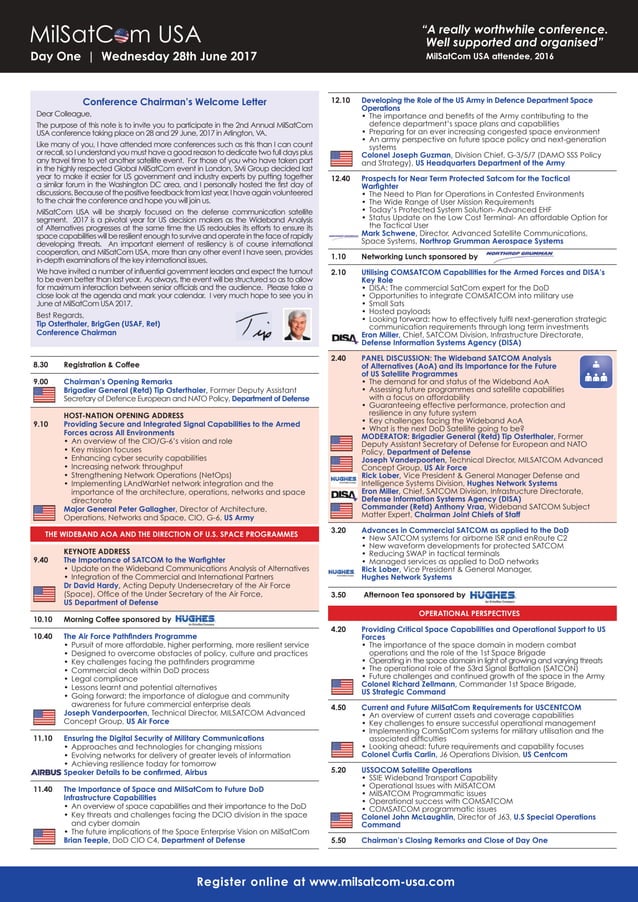 MilSatCom USA 2017 | PDF