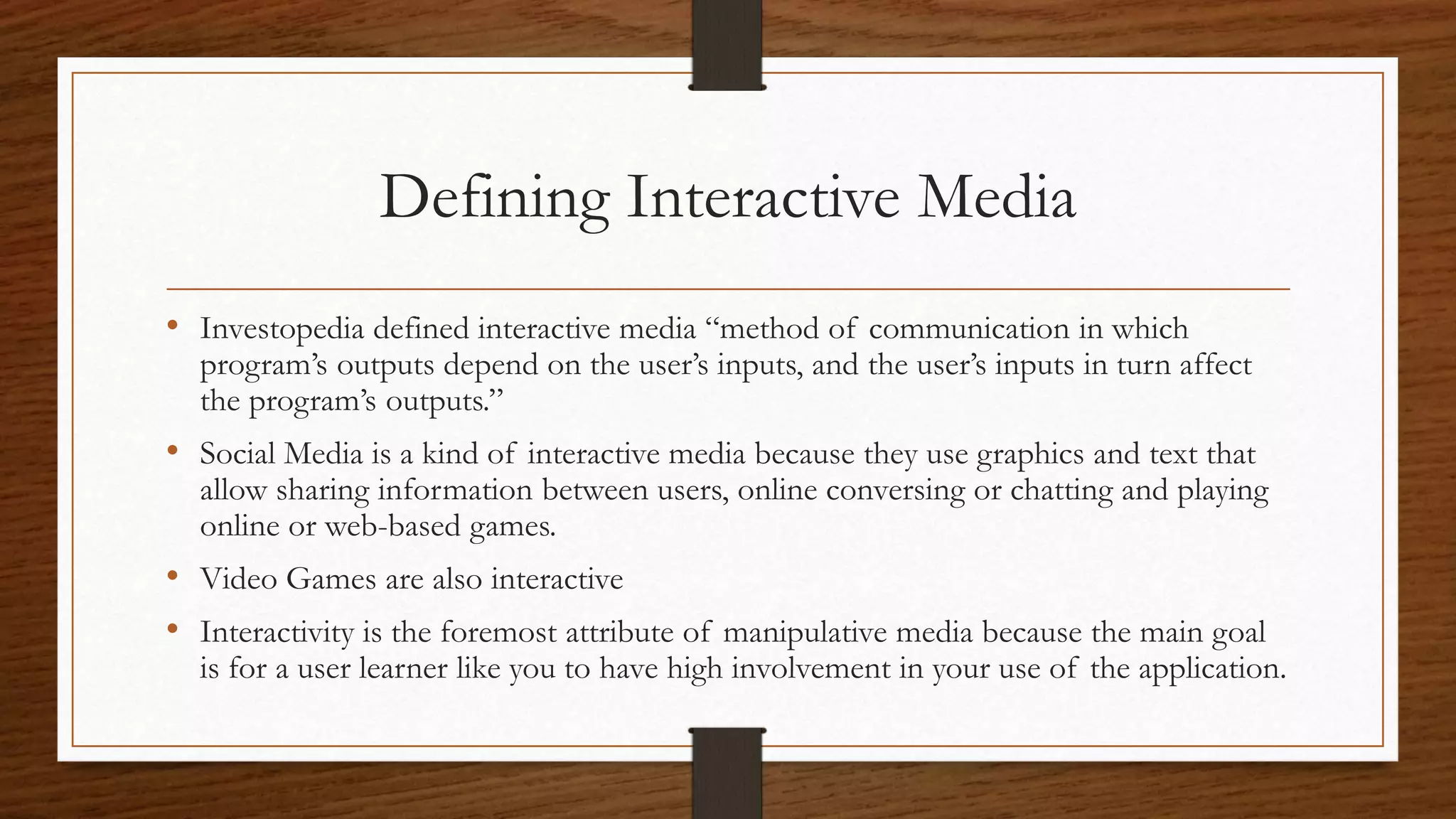 Module 16 Manipulative Information and Media | PPTX