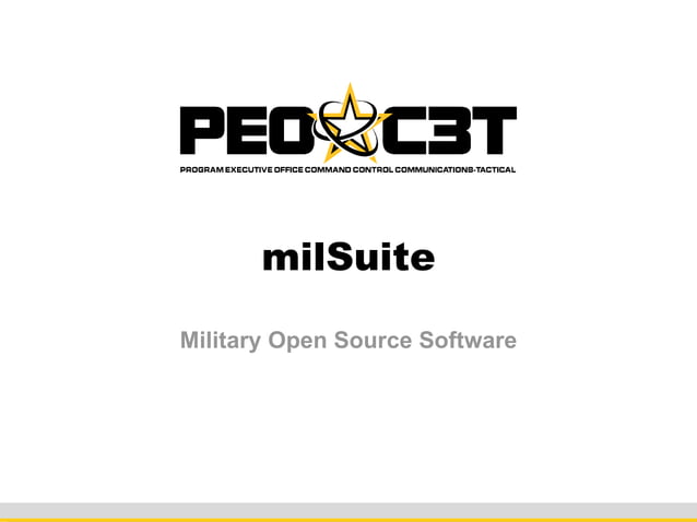 milSuite | PPT