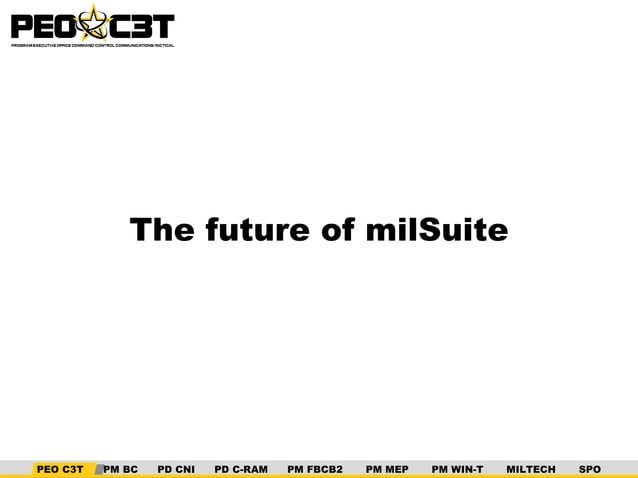 milSuite | PPT