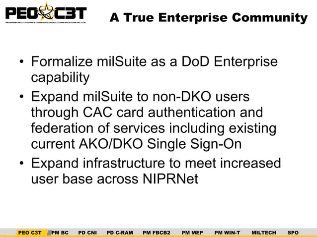 milSuite | PPT
