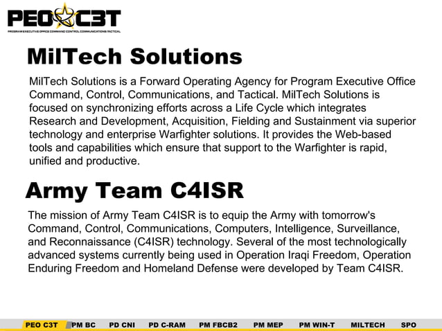 milSuite | PPT