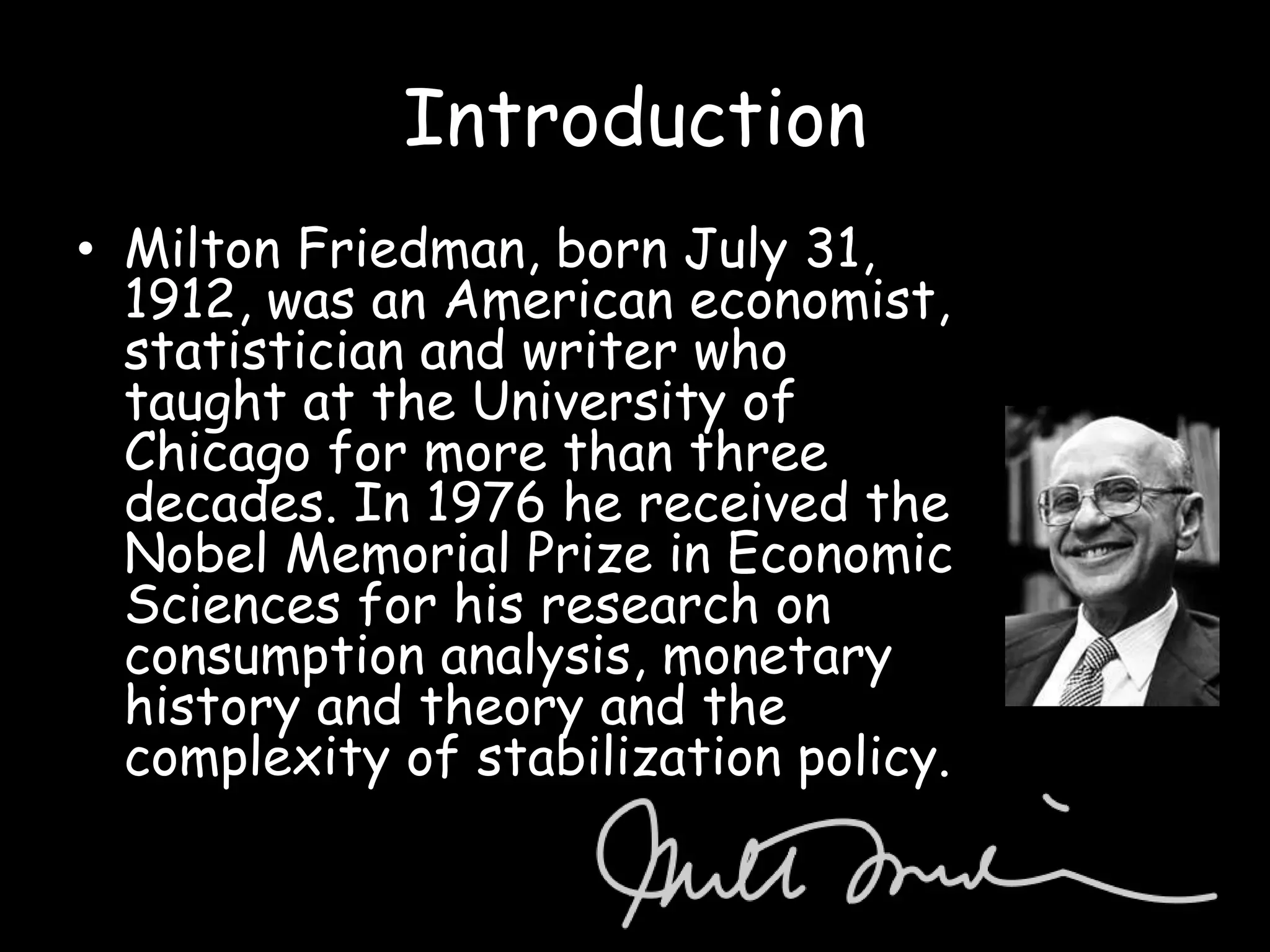 Milton Friedman | PPTX