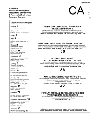 Milton Barbarosh Leveraged Buyout Article CA Magazine | PPTX