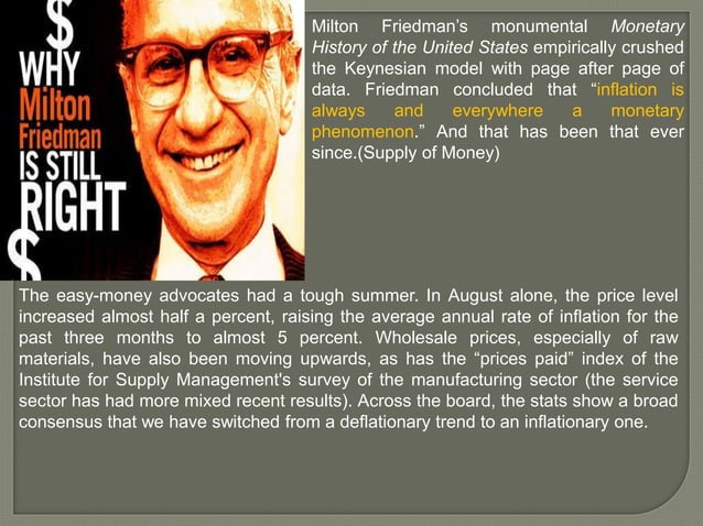 Milton friedman | PPTX | Business | Business and Finance