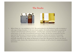 Milton Glaser Inc | PPT