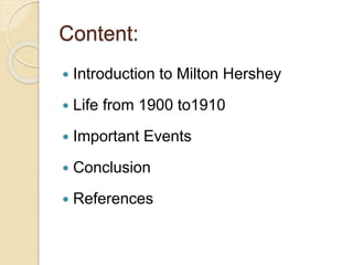 Milton hershey | PPTX