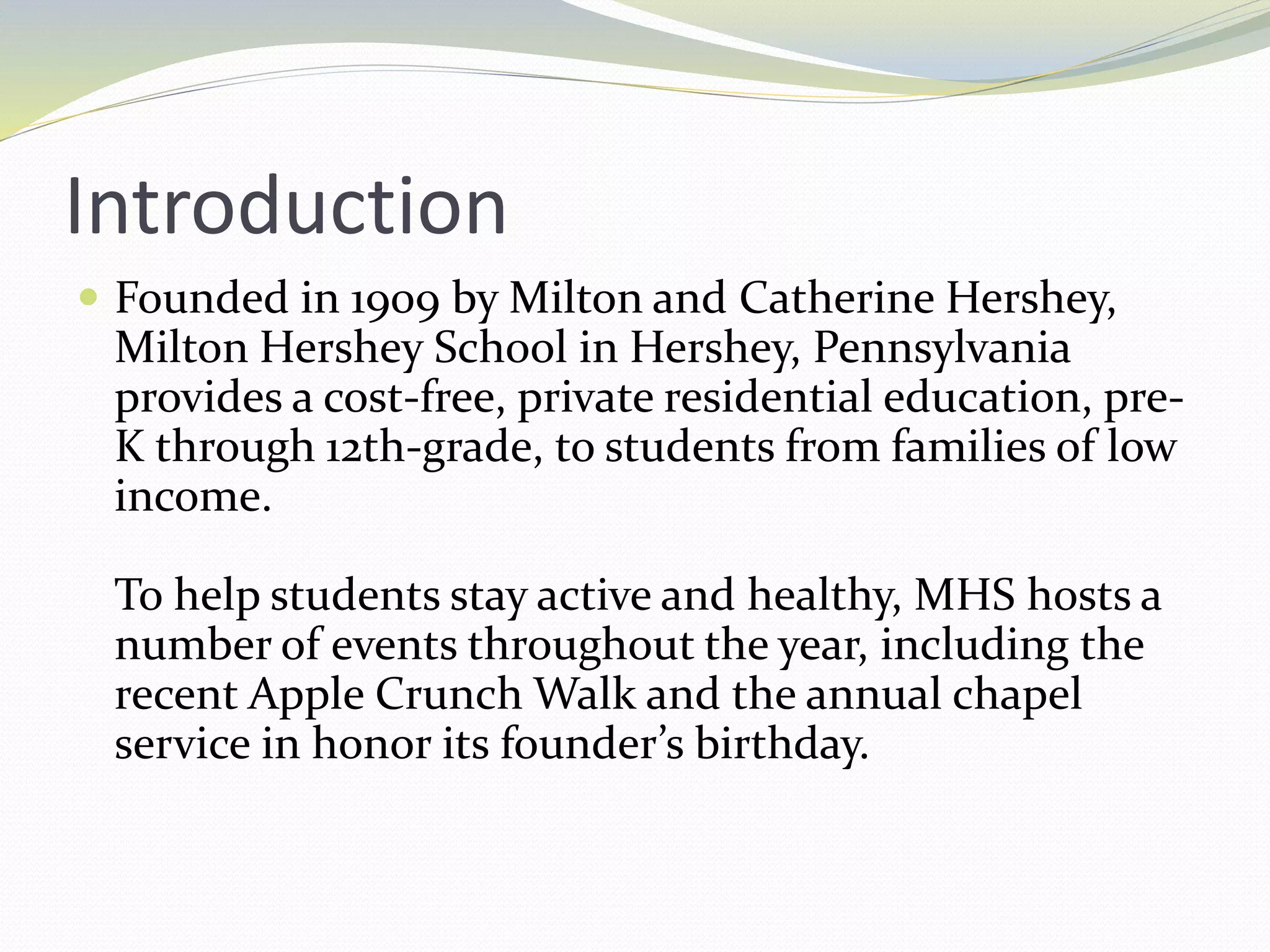 Milton Hershey School Launches New School Year with Annual Events | PPT