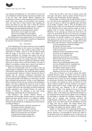 Milton’s Samson Agonistes: A Renaissance Image of Man - مسرحية شمشون ...