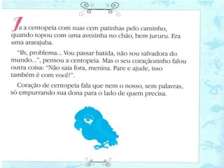 Miltopéia a centopeia solidaria