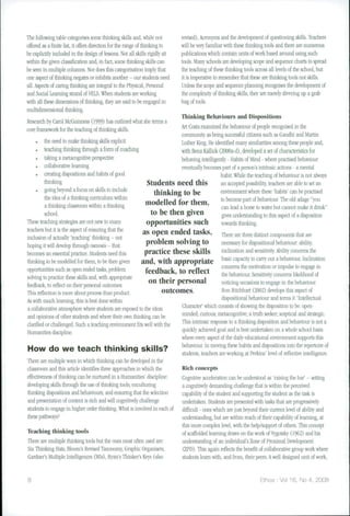 Thinking skills | PDF