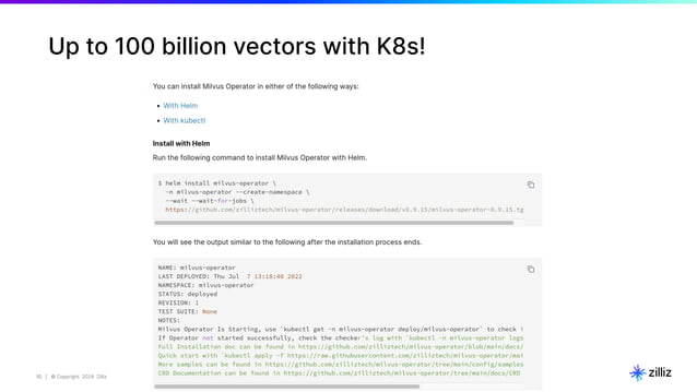 Building RAG with self-deployed Milvus vector database and Snowpark Container Services | PPT