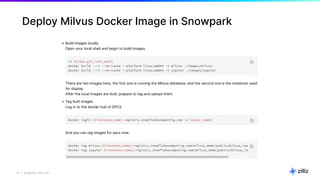 Building RAG with self-deployed Milvus vector database and Snowpark ...