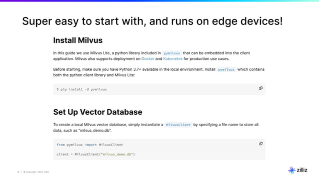 Building RAG with self-deployed Milvus vector database and Snowpark Container Services | PPT