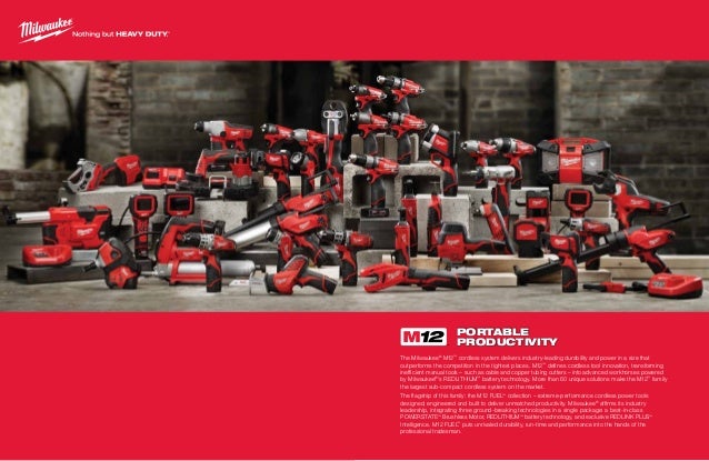 Milwaukee Cordless Tools Catalog