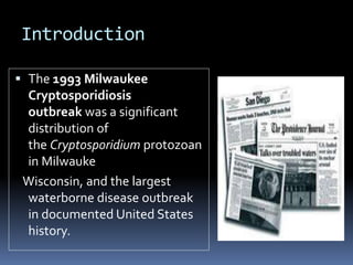 Milwaukee disaster- An overview | PPTX