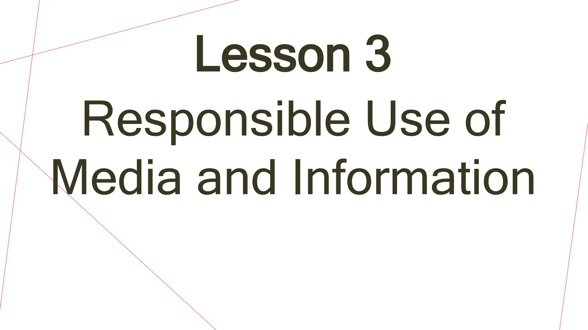 MIL WEEK3.pptx media and information literacy | PPTX