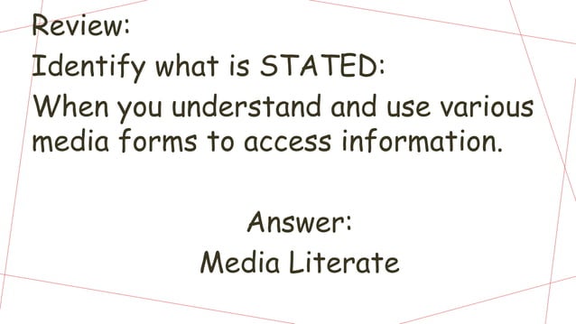 MIL WEEK3.pptx media and information literacy | PPTX