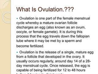 Ovulation | PPTX