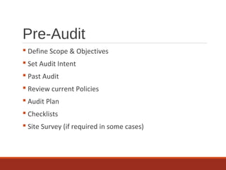 IT System & Security Audit | PPT