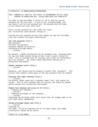 Instalar MySQL CentOS | PDF | Databases | Computer Software and ...