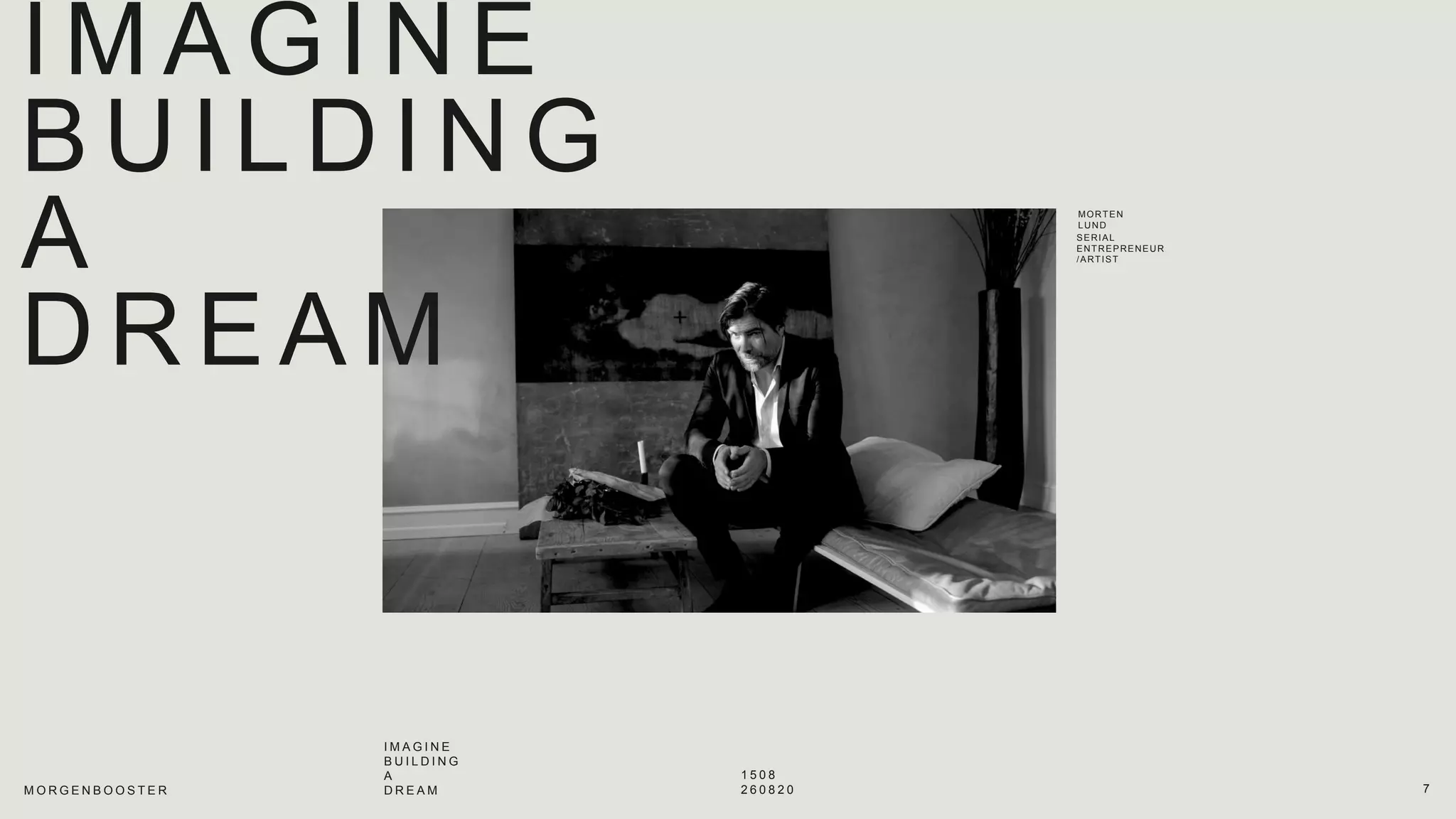 Morgenbooster: Imagine building a Dream | PPTX