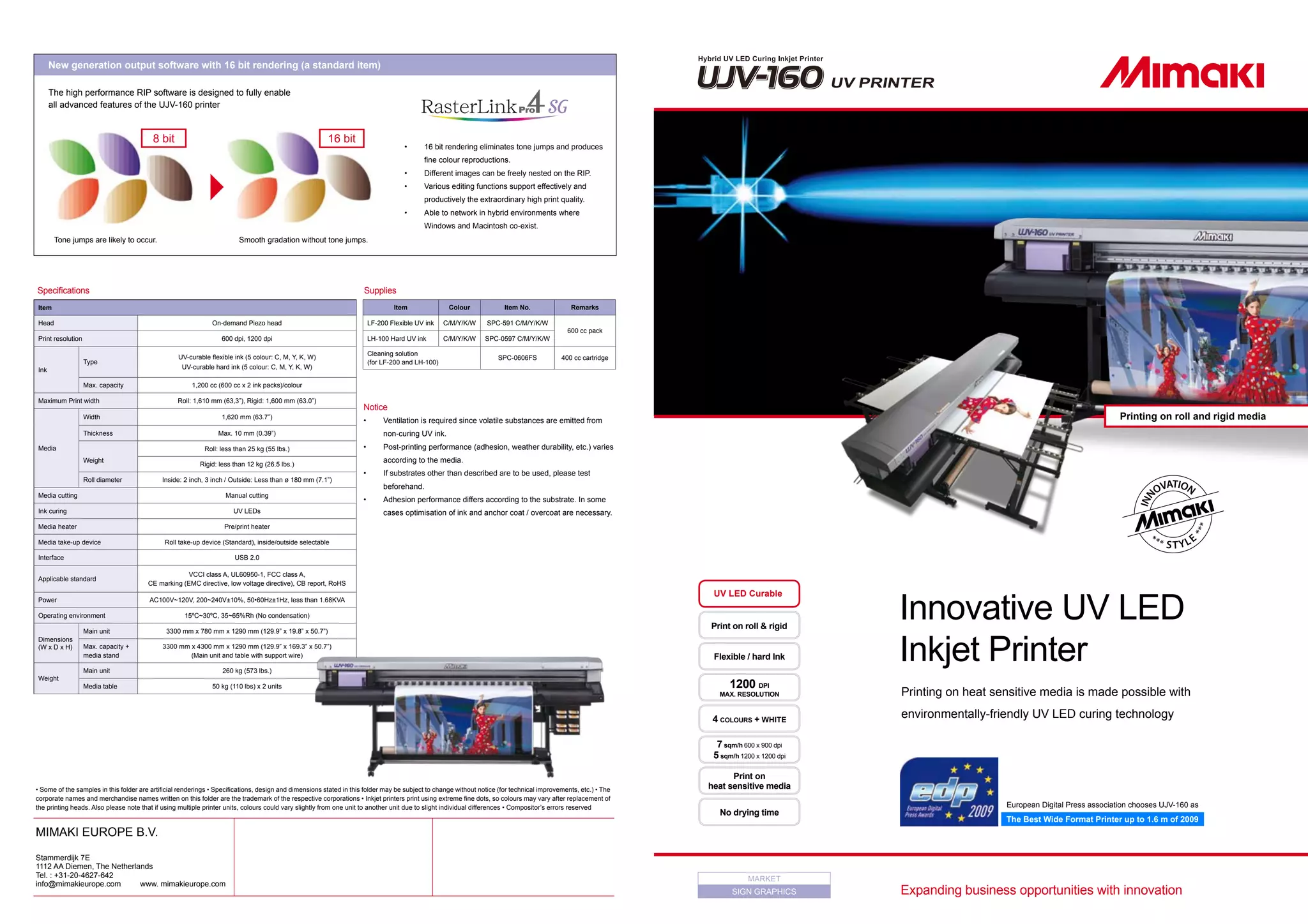 Mimaki ujv 160 uv led | PPT