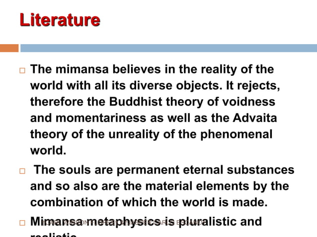 †Mimamsa † | PPTX | Buddhism | Religion & Spirituality