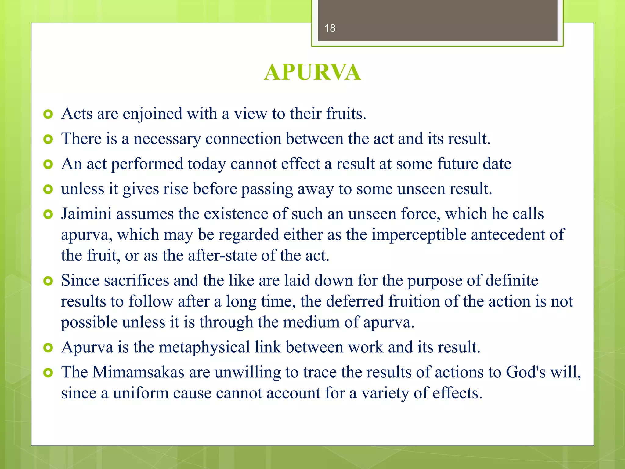 MIMANSA: Indian Schools of Philosophy | PPTX