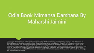 Mimansa Darshana.pptx