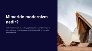 Mimaride modernizm NEDİR LE COURBUSİER.pptx