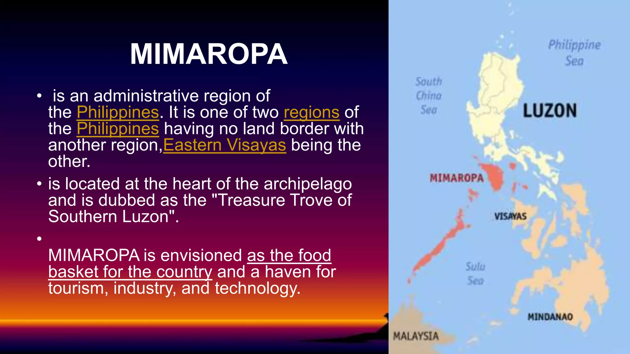 MIMAROPA (Region 4B) | PPTX