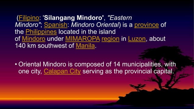 MIMAROPA (Region 4B) | PPTX