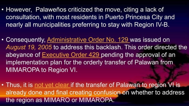 Region IV-B Mimaropa Geography | PPTX | Agriculture | Industries
