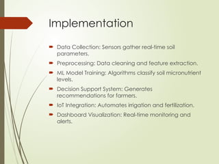 soil analysis and classification of micro nutrients | PPTX
