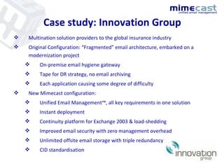 Mimecast Presentation | PPT
