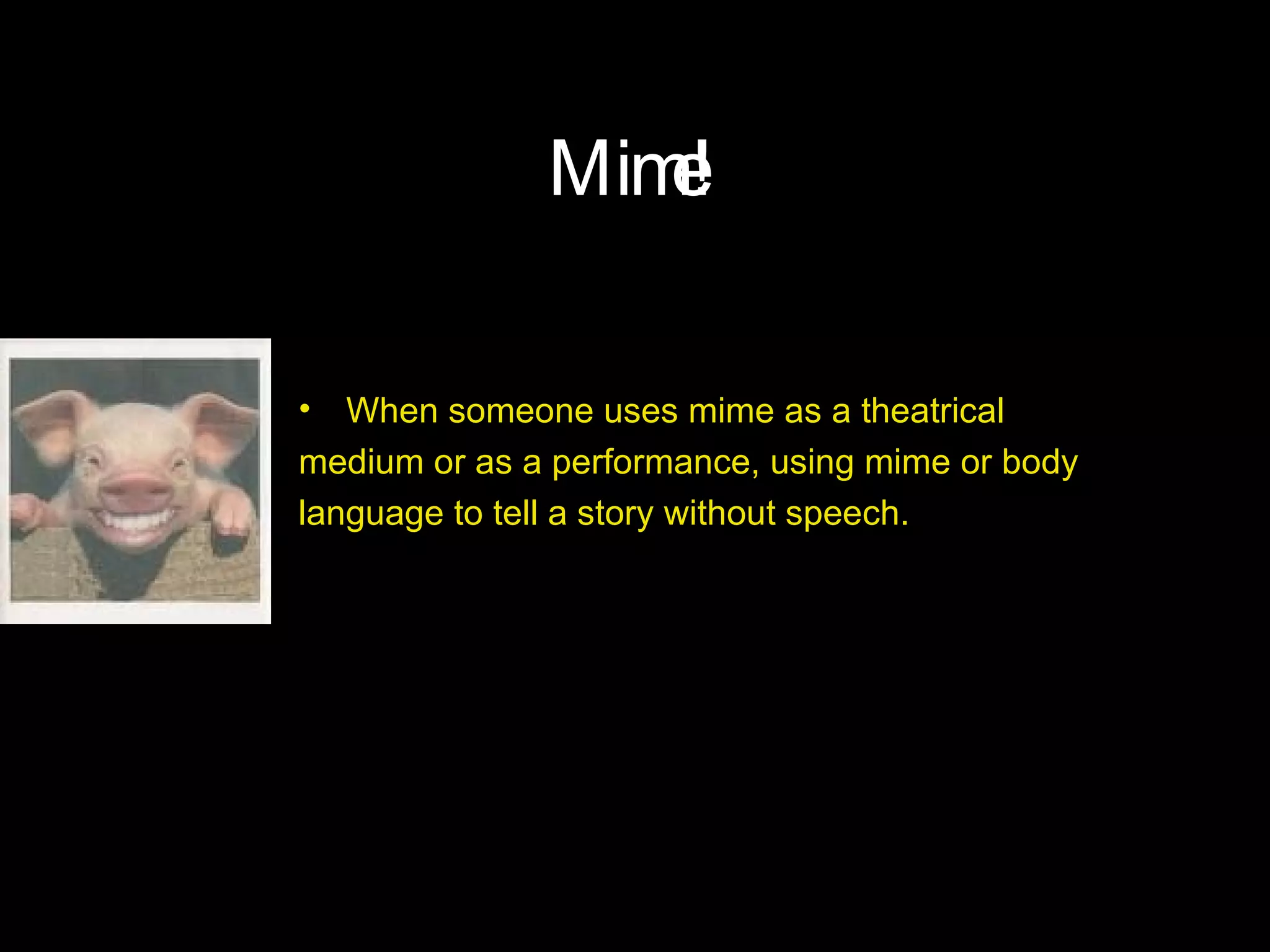 Mime POWERPOINT | PPT
