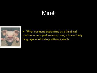 Mime POWERPOINT | PPT