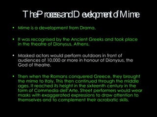 Mime POWERPOINT | PPT