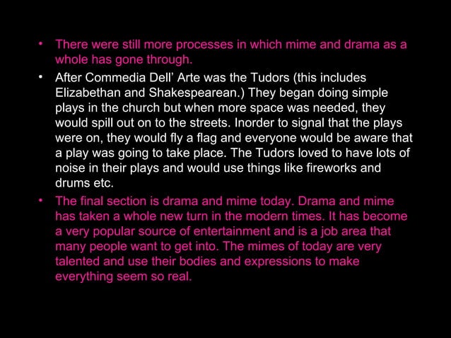 Mime POWERPOINT | PPT