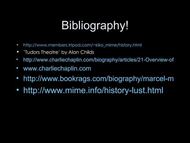 Mime POWERPOINT | PPT