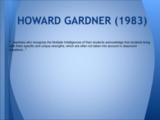 Multiple Intelligences | PPT