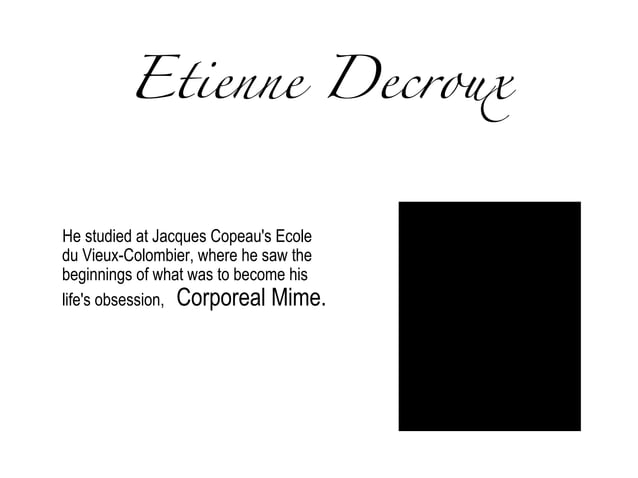 Unit 2 - Mime Presentation | PPT | Theater | Fine Art